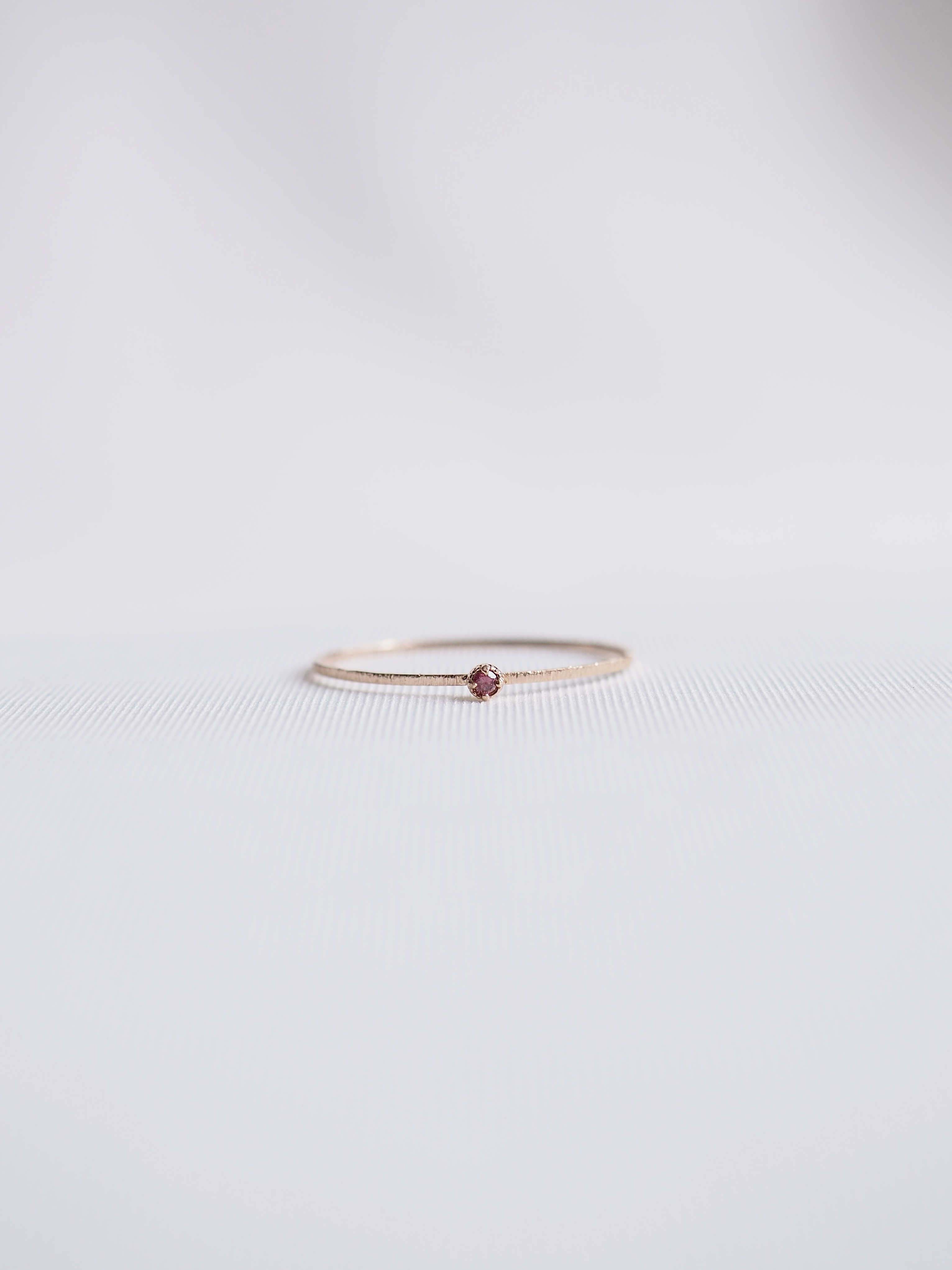 ELLE Pink Diamond Ring - 14K Rose Gold | Azen Jewelry