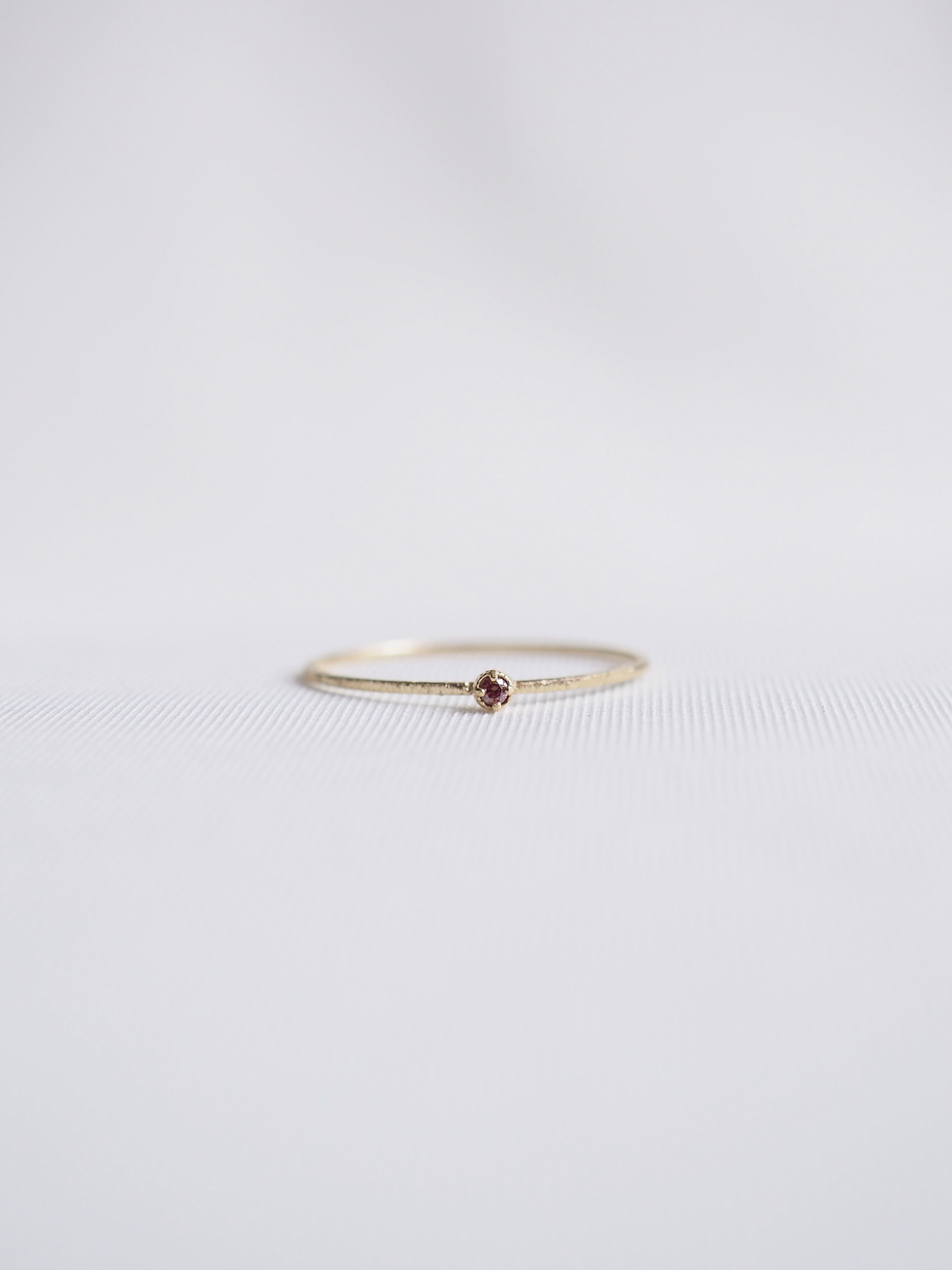 ELLE Pink Diamond Ring - 14K Yellow Gold | Azen Jewelry