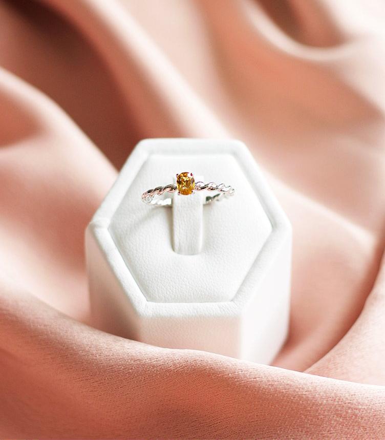 Chelsea Ring - Citrine | Azen Jewelry