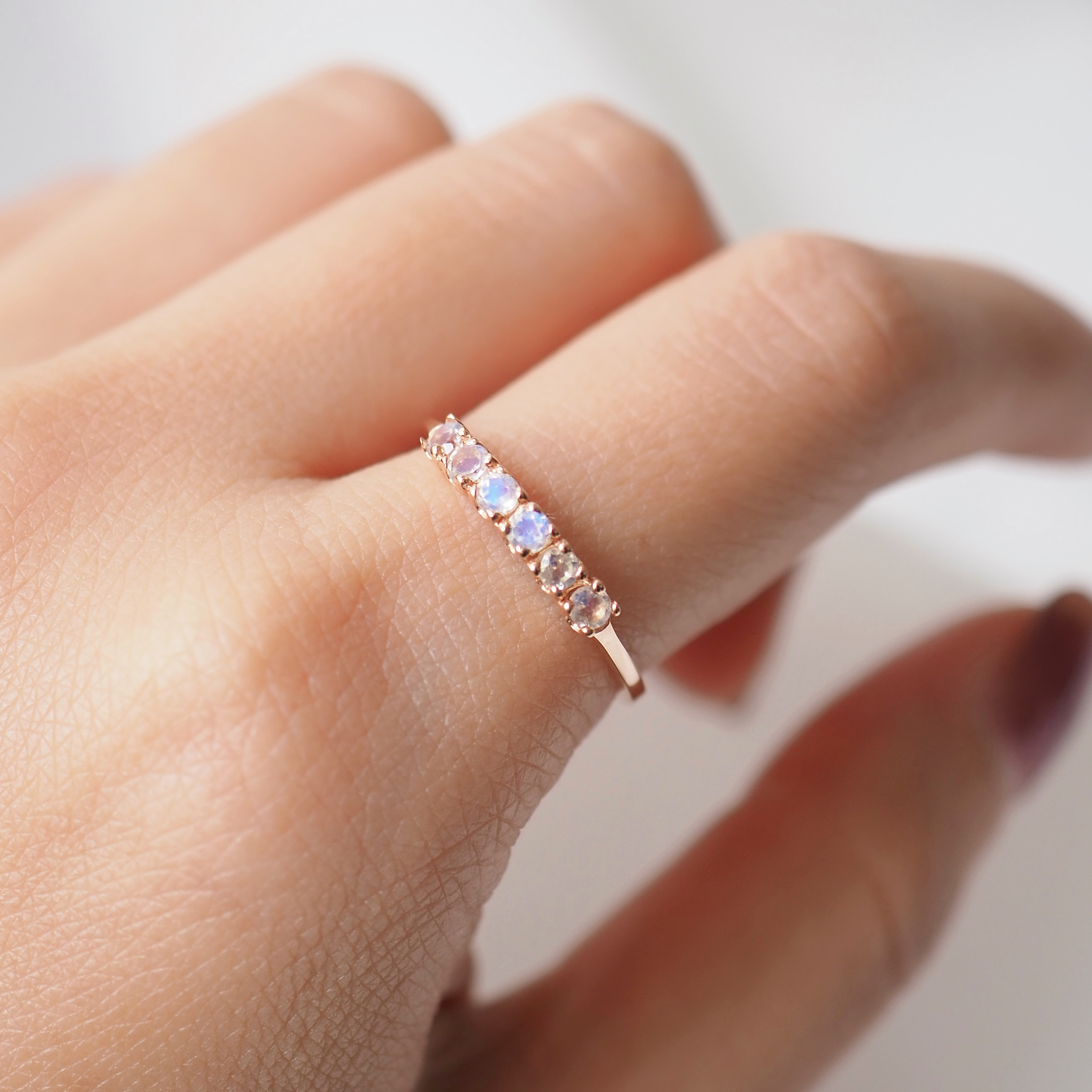 RHEA Ring - Moonstone | Azen Jewelry